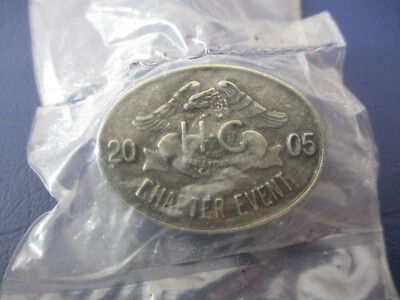 HARLEY DAVIDSON OWNERS GROUP HOG 2005 CHAPTER EVENT VEST JACKET PIN | eBay