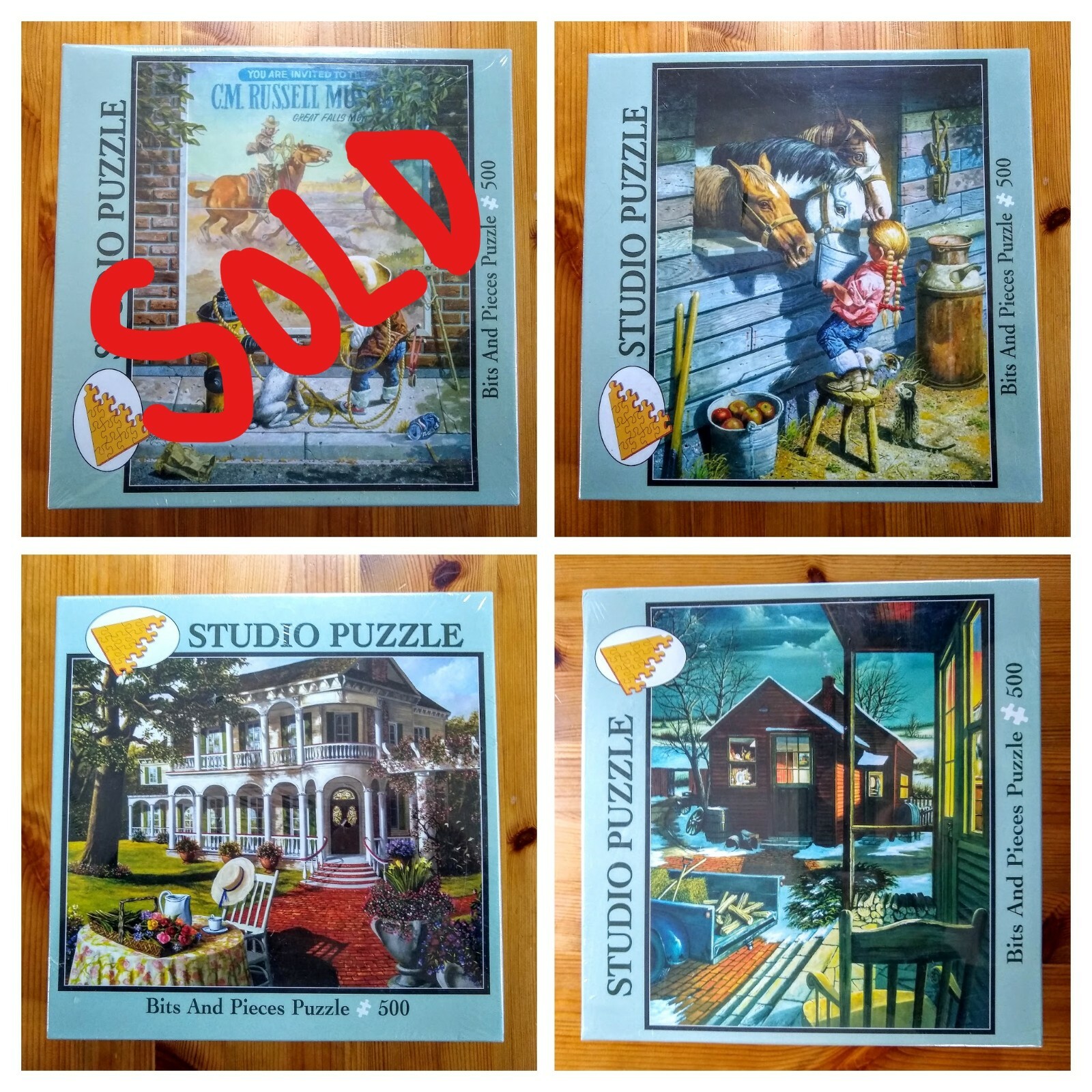Jigsaw Puzzles Americana 500 pc 16x20 CHOICE Dan Crook H. Hargraves ...