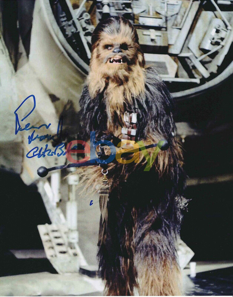 Peter Mayhew Chewbacca Star Wars 8x10 Signed Autographed Reprint | eBay