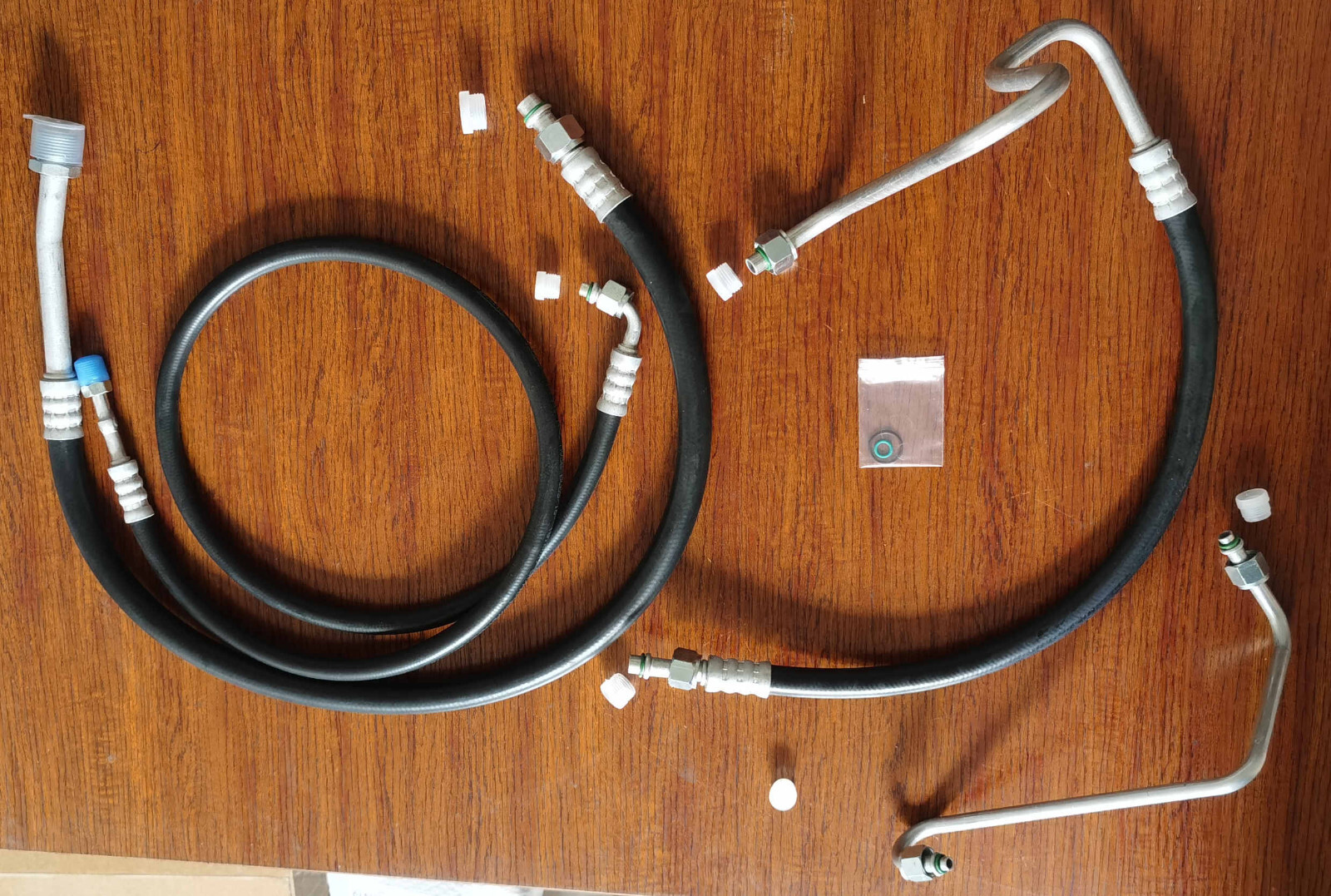 1976-1979 Ford F-100/150 1978-1979 Bronco V8 A/C Hoses Lines Set | Aluminum