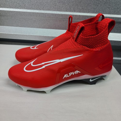 Men's 10 Nike Alpha Menace Elite 3 Football Cleats University Red ...