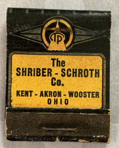 Matchbook Shriber Schroth Thompson Products Kent Akron Wooster Ohio ...