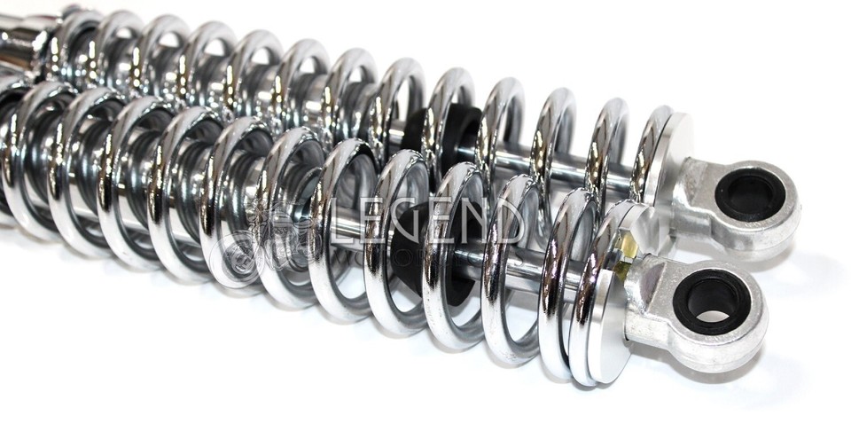 Honda CB400F 75-77 400/4 Chrome Rear Shock Absorbers - Shocks 315mm ...