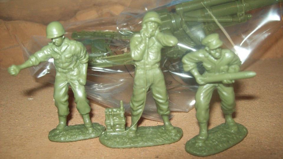 New, VictoryBuy/BMC, Classic Toy Soldiers WW2 U. S. Army Howitzer with ...