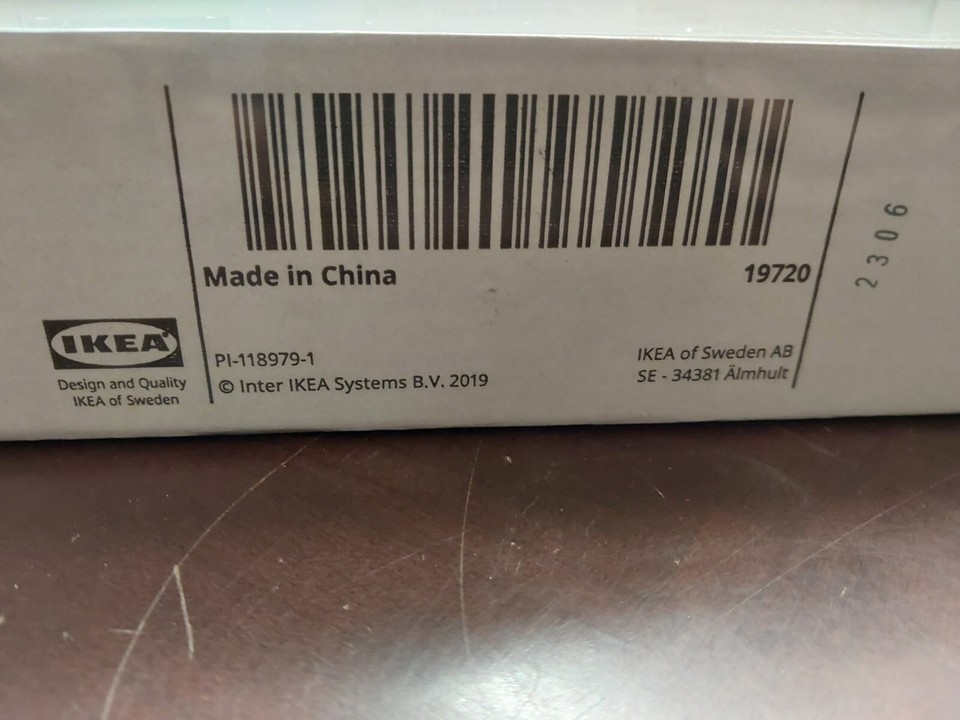 IKEA LEKMAN Storage Organize Bin Box 13x13x14.5 White 102.471.38 ...