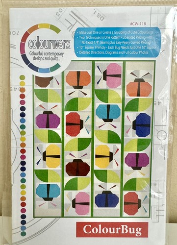 New quilt pattern colourwerx Color Bug applique Linda Carl Sullivan ...