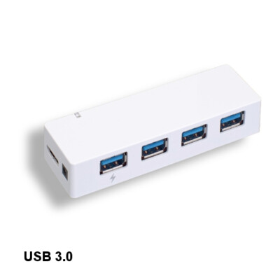 Four(4) Ports USB 3.0 Port Hub 900mA 5Gbps Charging Data Sync for PC ...