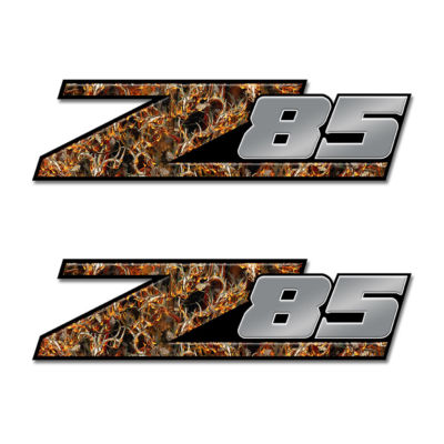 Z85 Blaze Buck Skull Camo Graphic Decals Truck Bed bedside Winter ...