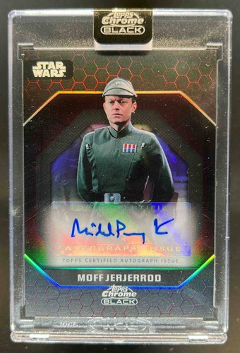2024 Topps Chrome Black Star Wars Moff Jerjerrod Autograph Auto #ADS-MP ...