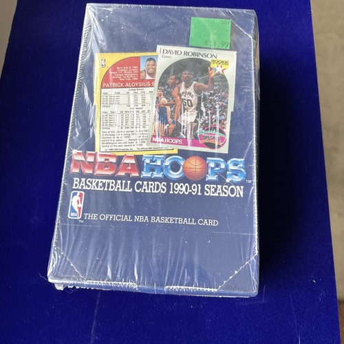 1990-91 NBA Hoops Series 1 Box Sealed Beautiful 35 Year Old Box, Jordan ...