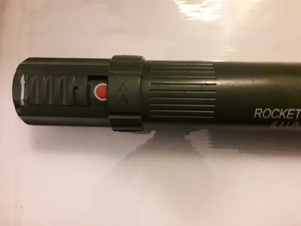 British Army L24A1 Rocket Hand Fired Illumination Flare Tube Field Gear ...