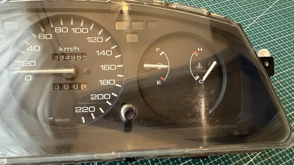 Honda Civic EG 92-95 Manual MT Instrument Cluster EG6 EG4 220Km/h D16 ...