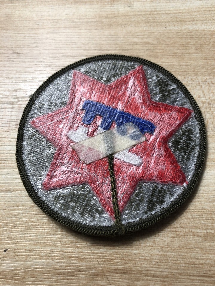 VII 7th Corps U.S. Army Shoulder Patch Insignia GREEN EDGE NEW (1) | eBay