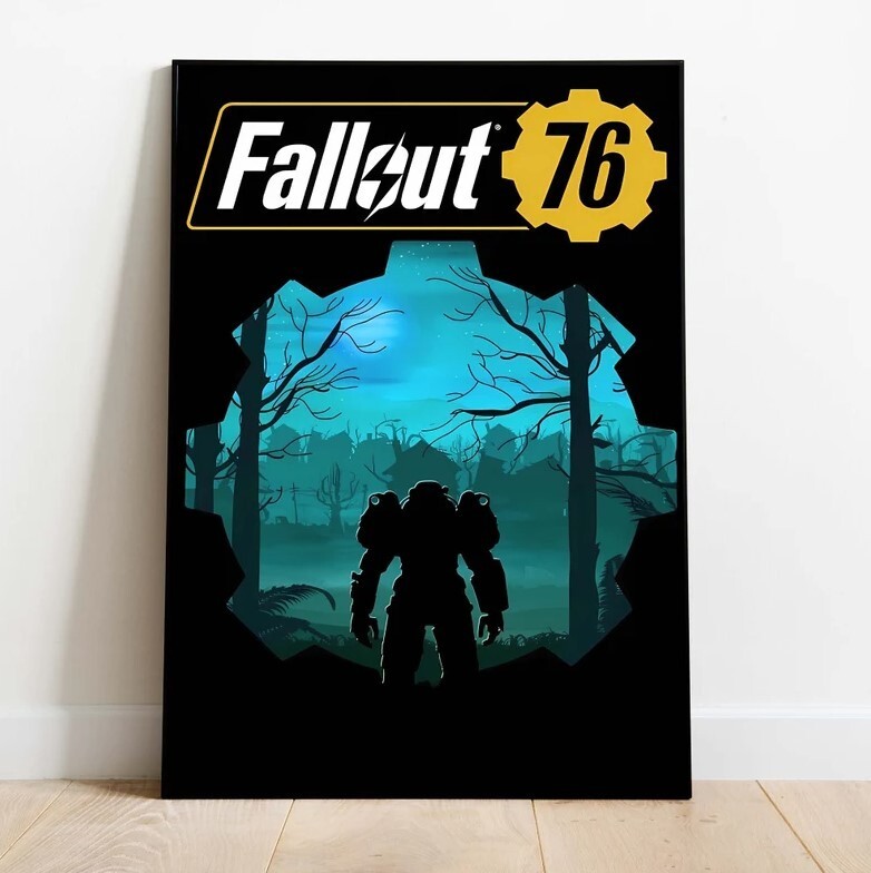 Fallout 76 Poster, Wall Art & Home Decor, Post-Apocalyptic Online ...