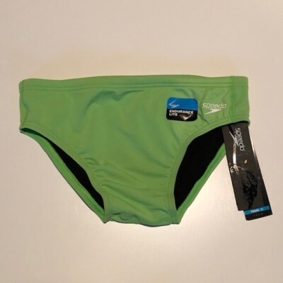 BNWT Mens Neon Green Speedo Swim Brief Size 32 | eBay