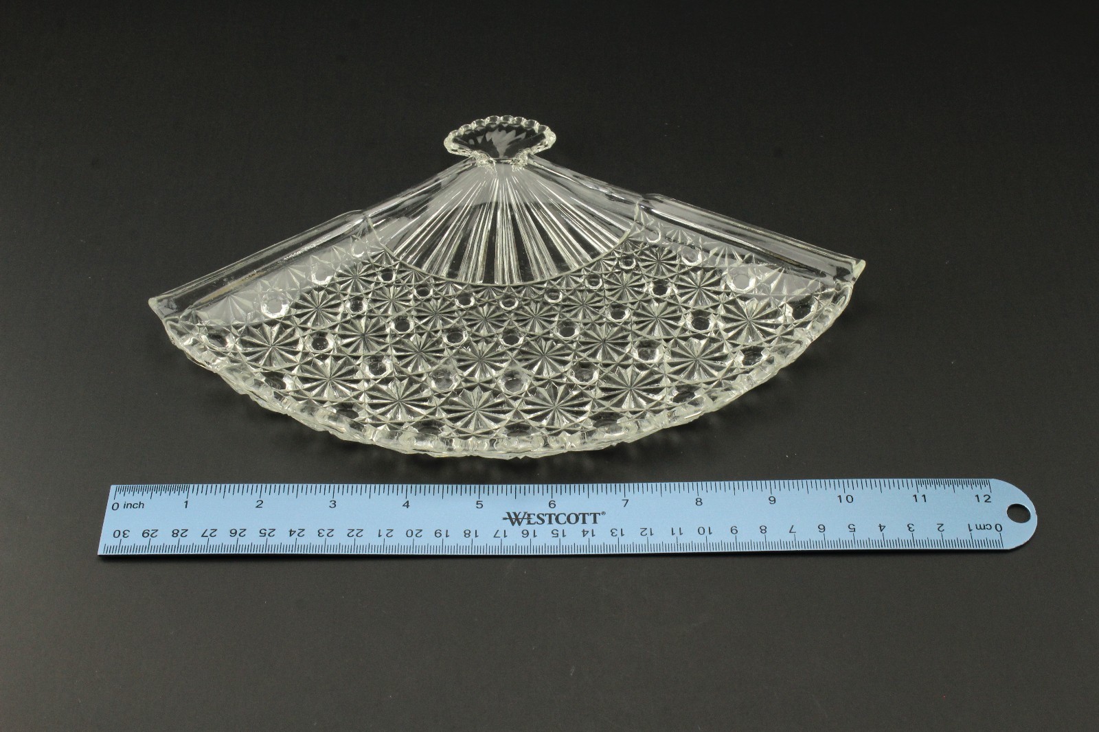 Avon Glass Ornate Japanese Style Fan Soap Trinket Perfume Tray | eBay