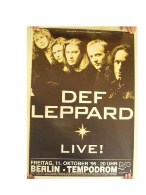 Def Leppard Concert Tour Poster | eBay