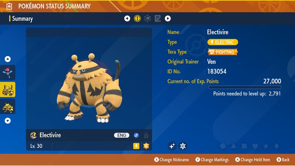 🍊Shiny/Non-shiny Elekid/Electivire 6IV🍇Pokémon Scarlet/Violet (💯Legal ...