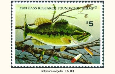 D2K Bass Research Foundation Stamp 1983 $5 | eBay