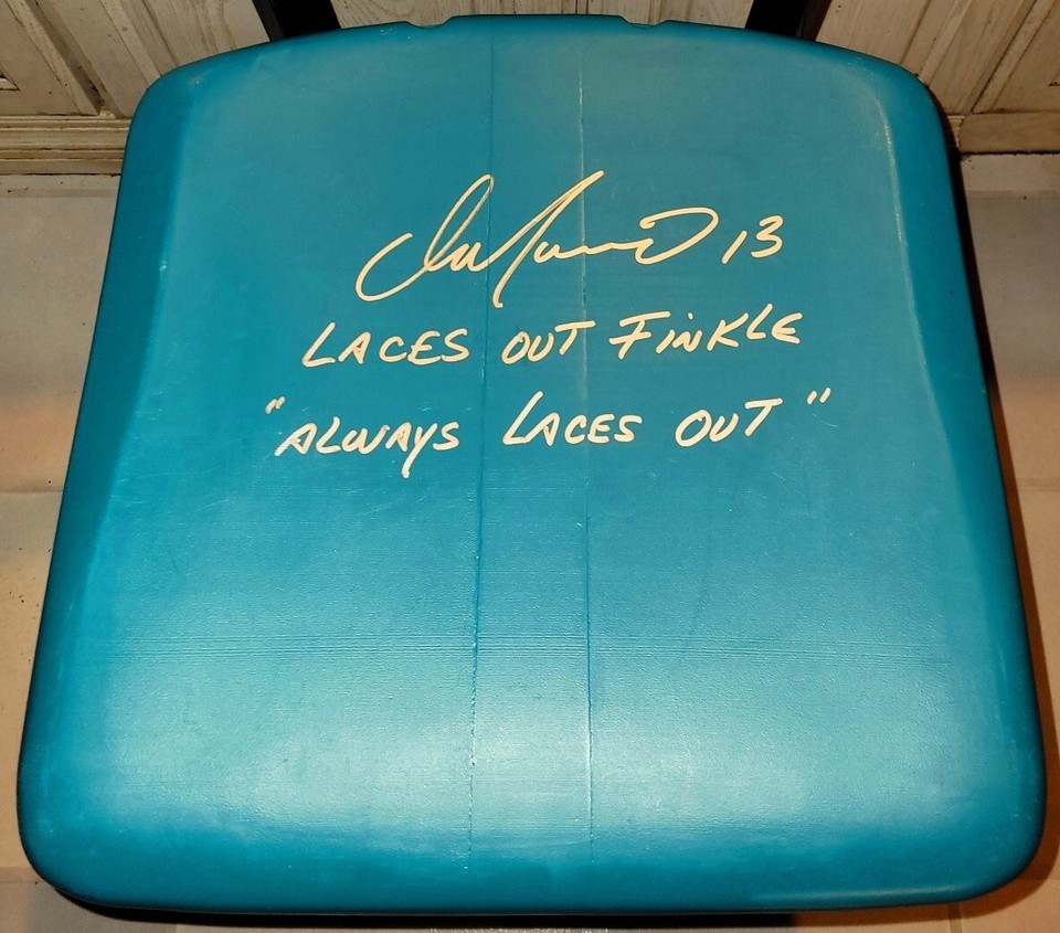 🏈DAN MARINO AUTO HARD ROCK STADIUM SEAT Miami Dolphins Joe Robbie Ace ...
