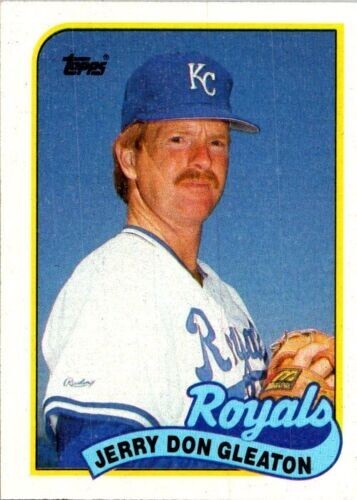 1989 Topps #724 Jerry Don Gleaton Pitcher Kansas City Royals FREE ...