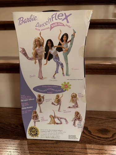 Barbie Dance 'n Flex Doll Bendable Body Mattel & Ages 3 and up 2002 for ...