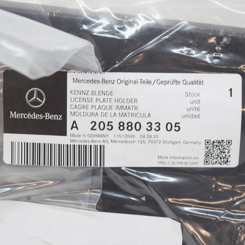 MERCEDES-BENZ C-CLASS W205 NUMBER PLASTIC TRIM HOLDER A2058803305 NO🇺🇸 ...