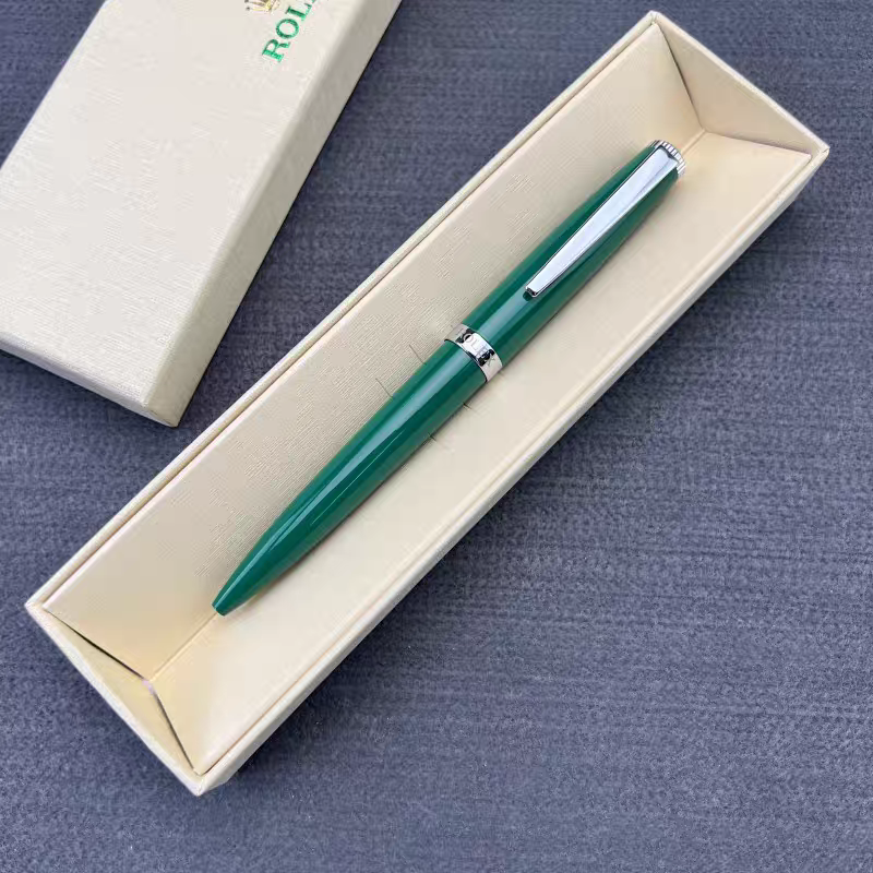 Rolex Emerald Green Twist Ballpoint Pen New with Box VIP Gift | eBay