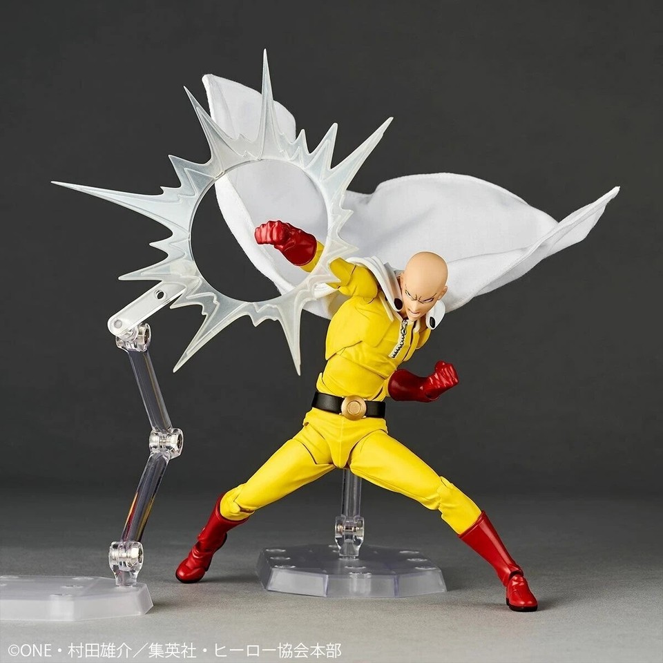 Kaiyodo Revoltech Amazing Yamaguchi One Punch Man SAITAMA Toy No Bonus ...