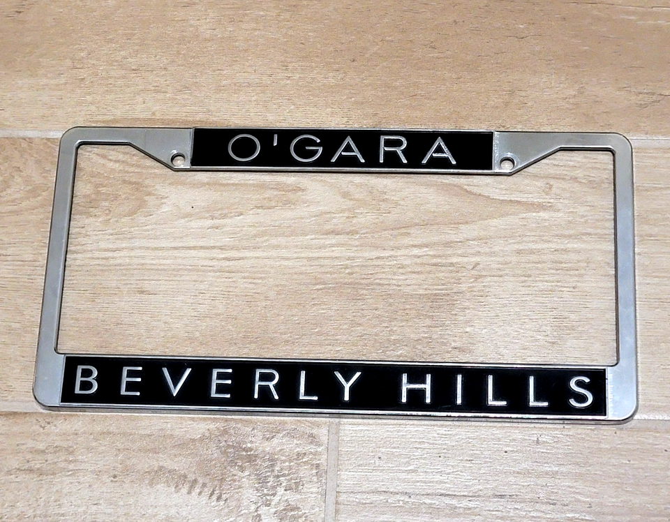 O'Gara Beverly Hills CA Chrome License Plate Frame Luxury Cars Bentley ...