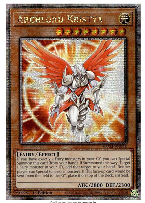 Yu-Gi-Oh! - Archlord Kristya -VASM-EN048 - Qtr. Century Secret Rare ...