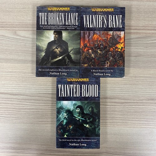 Blackhearts Trilogie Livre de Poche Paquet VALNIR'S Lame Warhammer ...