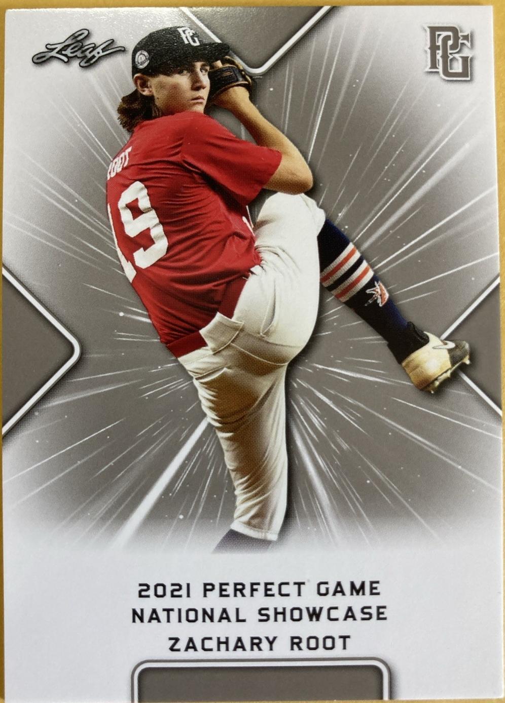 2021 Leaf Perfect Game National Showcase - Zachary Root #301 (RC) for ...