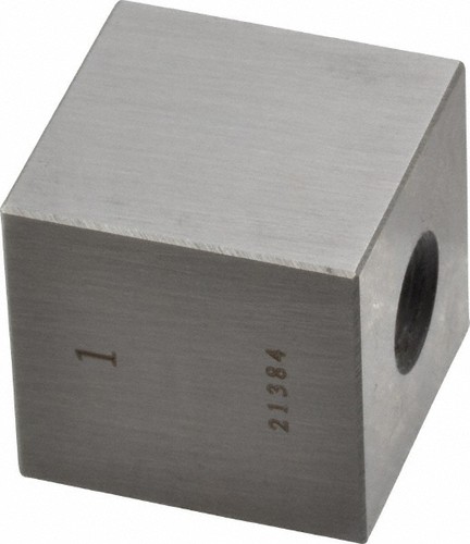 1" Square Steel Gage Block Accuracy Grade 0, Includes NIST Traceability ...