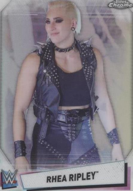 2021+Topps+Chrome+WWE+-+Refractor+%2390+Rhea+Ripley for sale online | eBay