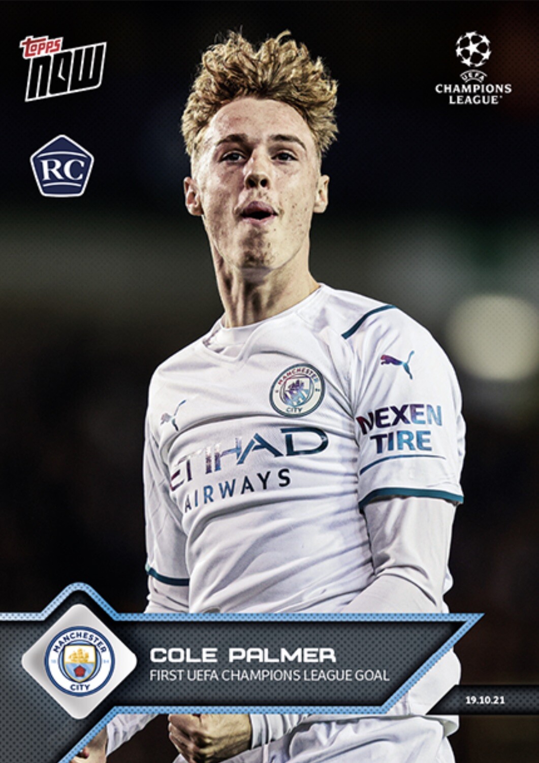 Cole Palmer RC First UEFA Champions League goal - UCL TOPPS NOW Card ...