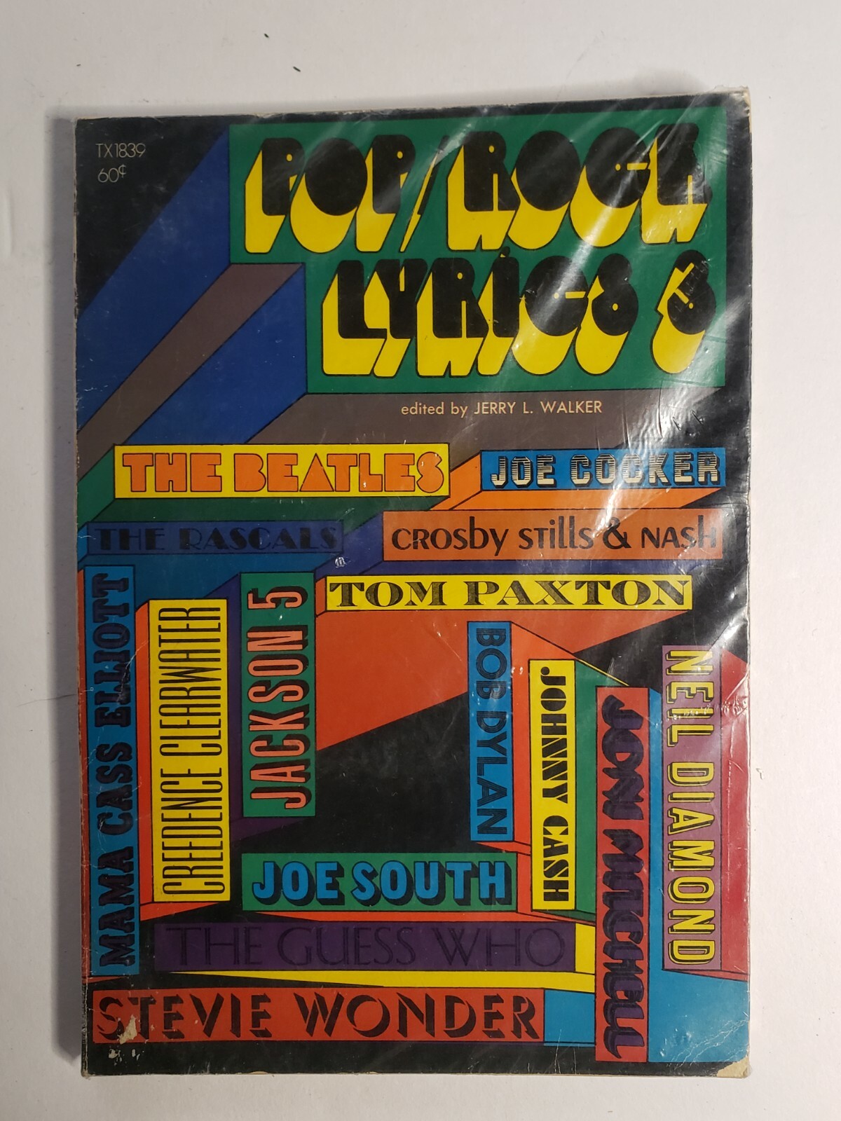 Vintage 1971 Pop Rock Lyrics 3 Scholastic - The Beatles Jackson 5 Neil ...