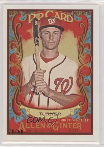 2017 Topps Allen & Ginter - Rip Cards Ripped #RIP-41 Trea Turner /60 ...