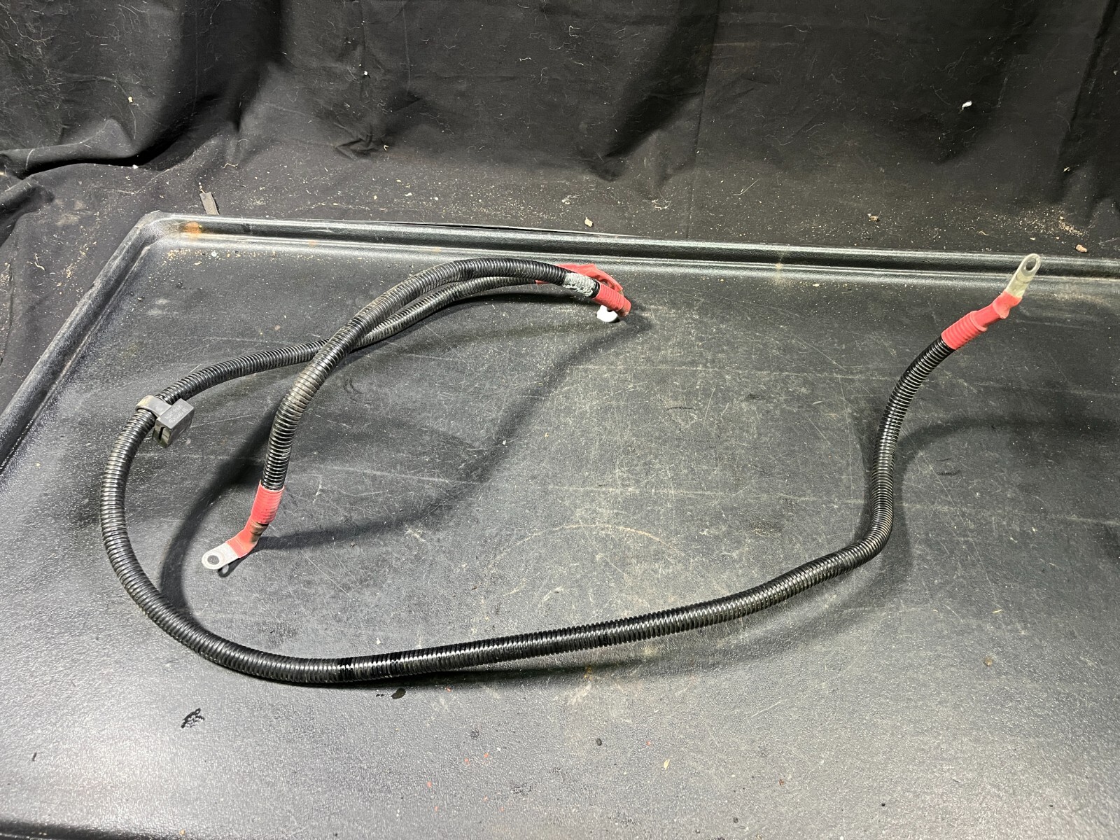 11-16 BMW 535I 640i N55 POSITIVE BATTERY STARTER ALTERNATOR CABLE RED 3 ...