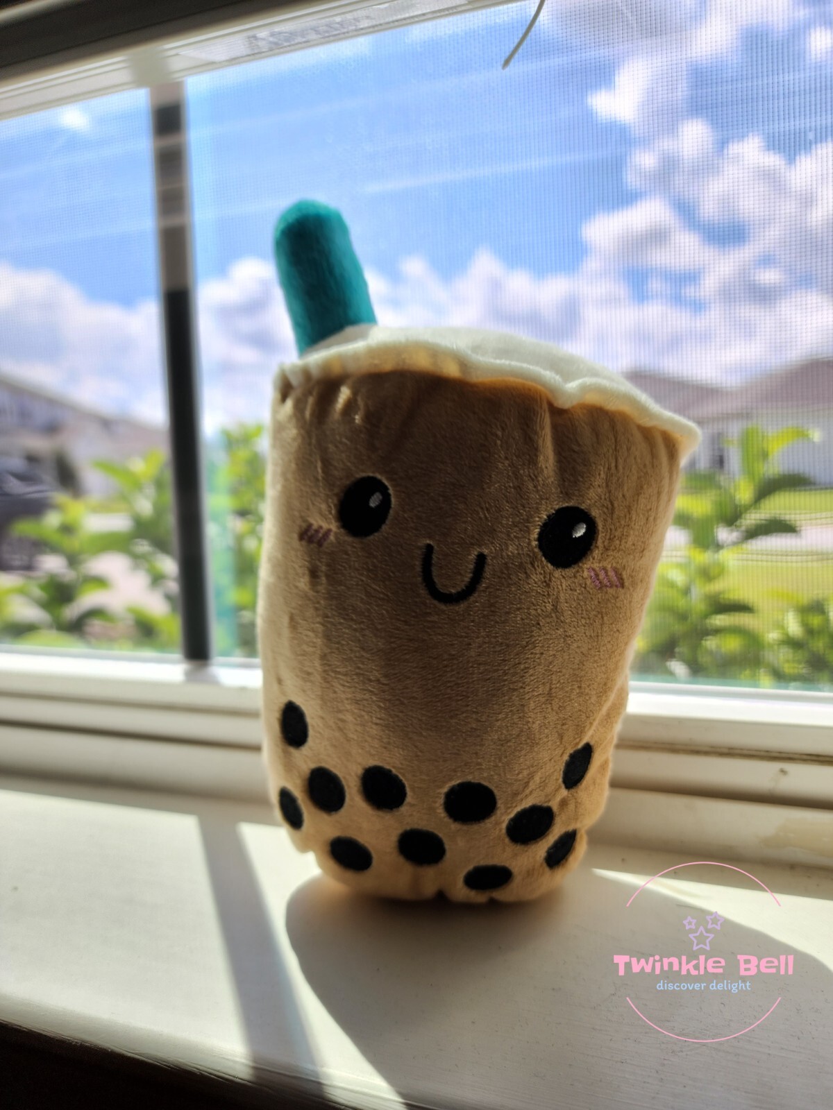 Boba Milk Tea Dog Toy- Bubble tea Plush toy - Stuffed Plush Squeaky toy ...