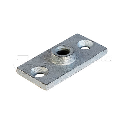 Highcraft 3/'8"in-1/2"in Galvanized Iron Threaded Rod Hanger Plate ...