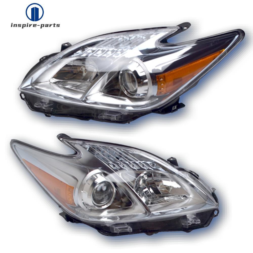 For SET 12-15 Toyota Prius Headlights Headlamps Driver & Passenger | eBay