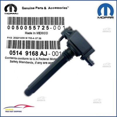 NEW GENUINE OEM Mopar Chrysler Dodge Jeep 3.2L 3.6L V6 Ignition Coil ...