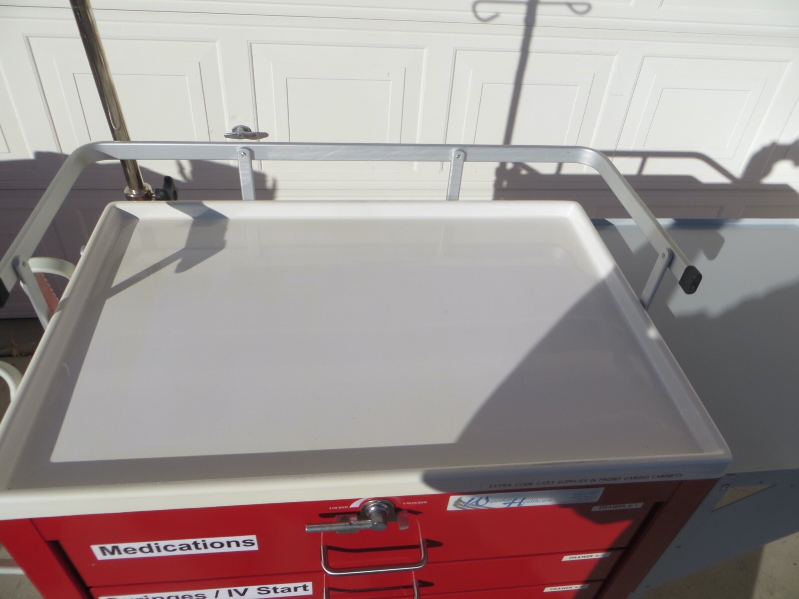 EXCELLENT Waterloo Uni-Cart 6 Drawer Medical Supply Cart Red | eBay