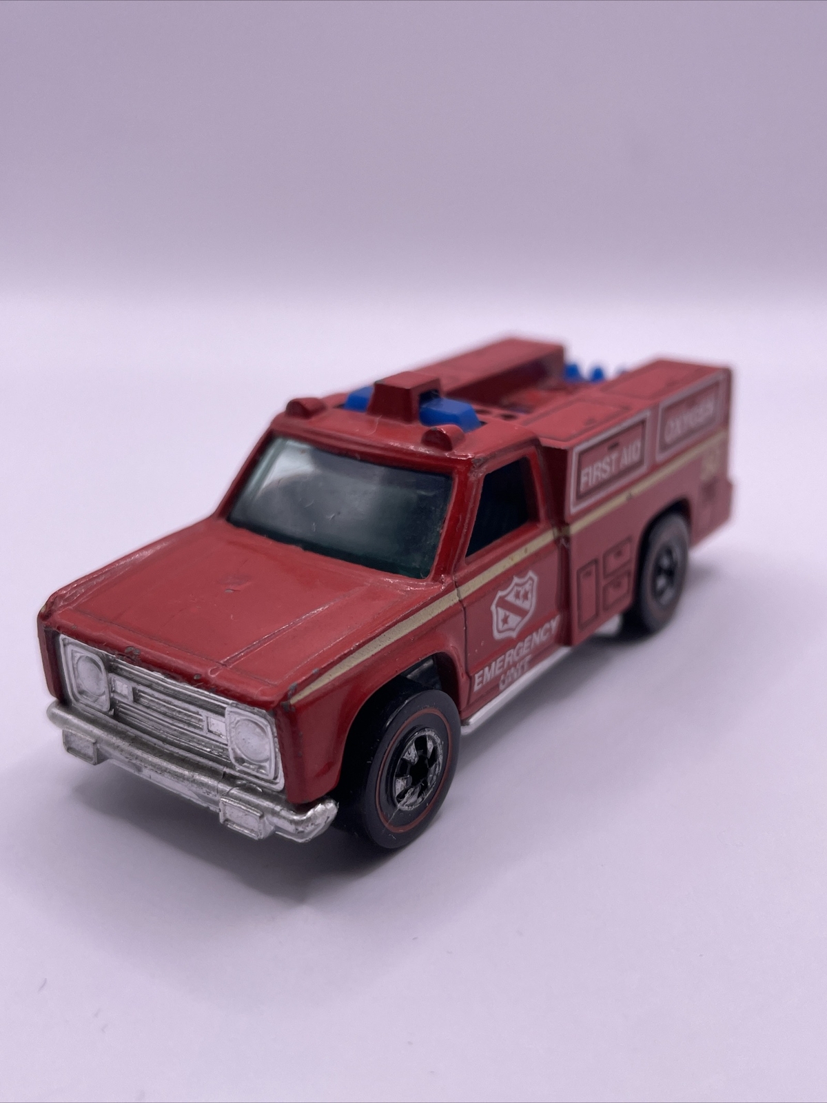 Vintage 1974 Hot Wheels Emergency Unit Redline Diecast Hong Kong ...