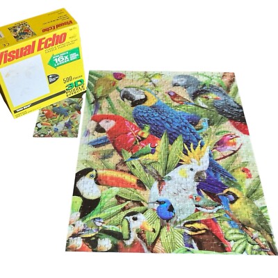 Visual Echo Avian World 3D Puzzle Effects Hobbico 500 Pieces Size ...