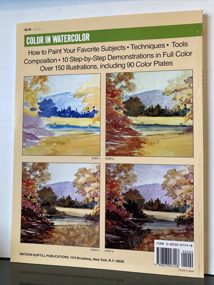 COLOR IN WATERCOLOR (THE ARTIST'S PAINTING LIBRARY) By Wendon Blake ...