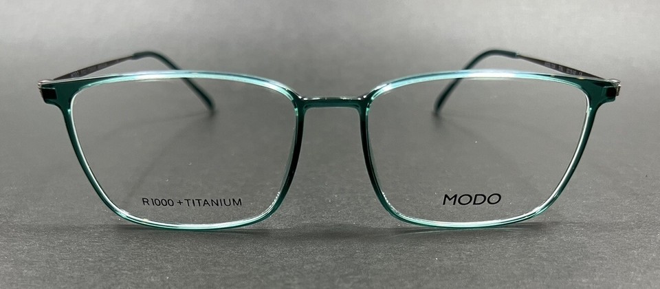 Modo 7034 Eyeglasses Teal 52-17-142 Rectangular Eyeglass Frames Brand ...