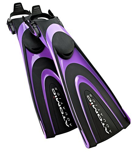 Used Atomic Aquatics Fin for Scuba Diving and Snorkeling-Purple-S-Men's ...