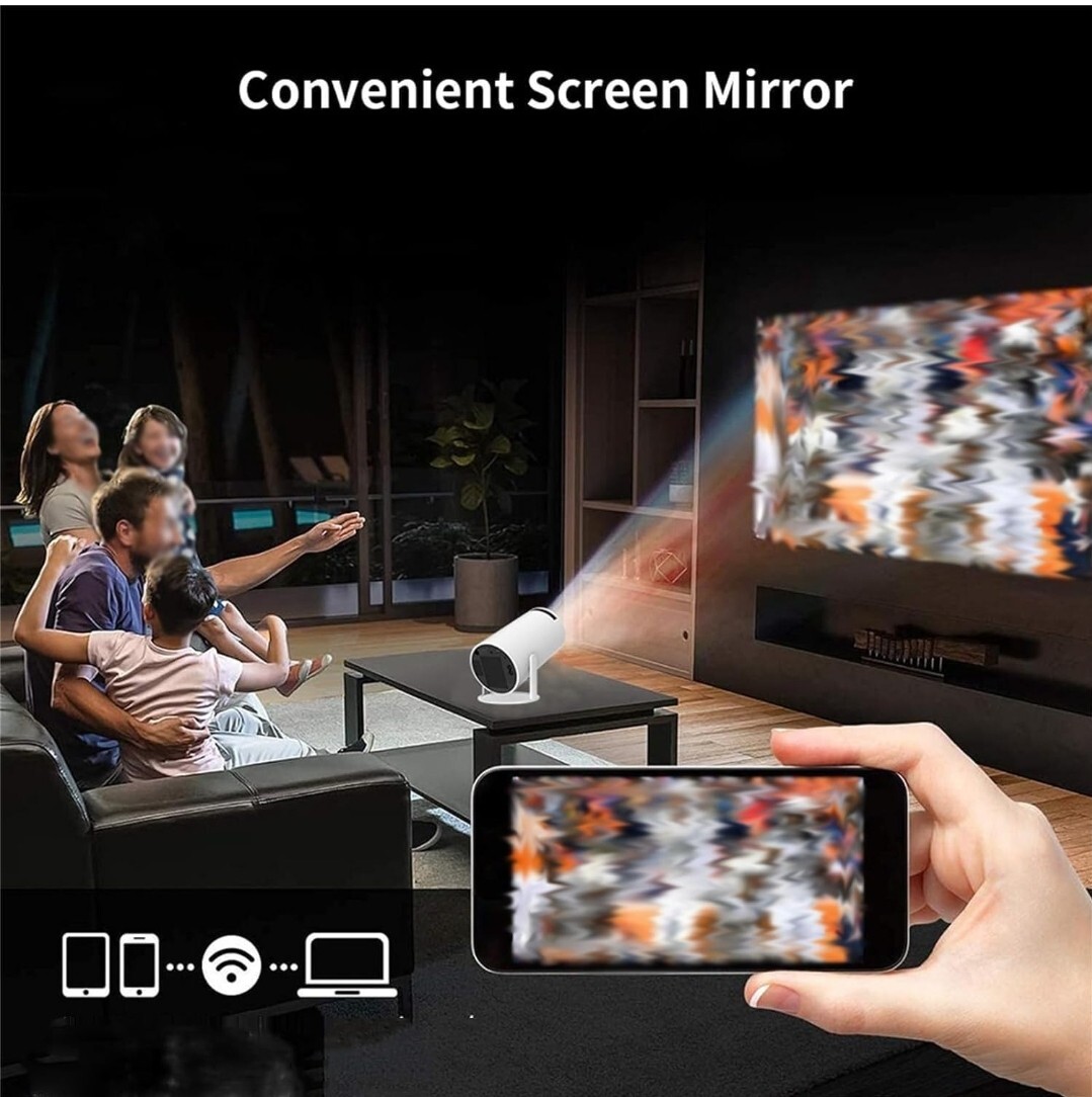 Projector-Portable Keystone Mini Home Auto Correction Video Bluetooth ...